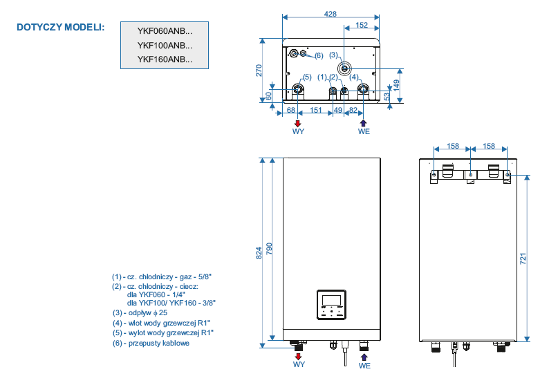 YORK split 10kw YKF10ANB, YKF100ANB YorkYKF10ANB, YKF100ANB - Elektrotermia